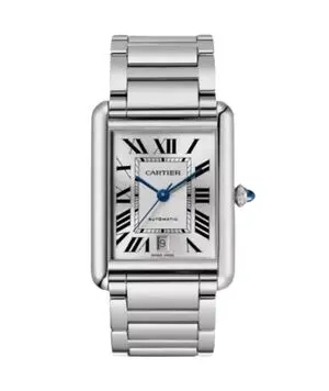 CARTIER Tank Must Extra-large Automatic Watch - Steel