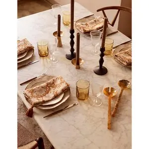 SOHO HOME Henrietta Marble-effect Resin Salad Servers Set Of Two