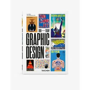 TASCHEN The History Of Graphic Design 40th Edition Coffee Table Book - One-color