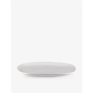 ALESSI Itsumo Oval Porcelain Serving Plate 25cm - White
