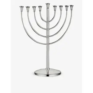 Christofle Judaique Silver-plated Hanukkah Candle Holder - One-color