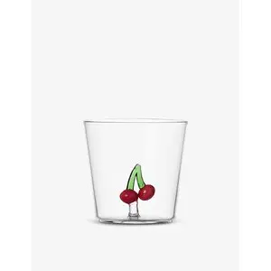 ICHENDORF MILANO Fruits & Flowers Cherries Glass Tumbler 8cm - One-color
