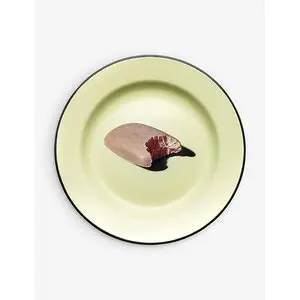 SELETTI X Toiletpaper Soap Enamel-plated Metal Plate 26cm - One-color