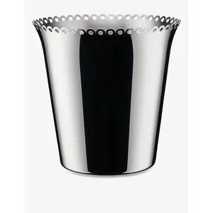ALESSI Edges Perforated Stainless-steel Wine Cooler 23cm - Silver