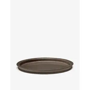 SERAX Kelly Wearstler Dune Extra-small Porcelain Plate Set Of Two - Brown