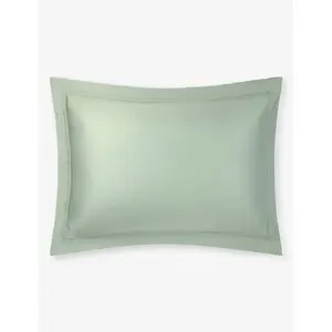 YVES DELORME Triomphe Cotton Oxford Pillowcase 50cm X 90cm - Veronese