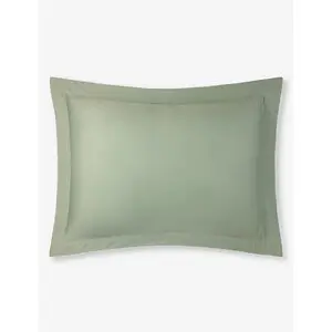 YVES DELORME Triomphe Cotton Oxford Pillowcase 50cm X 90cm - Veronese