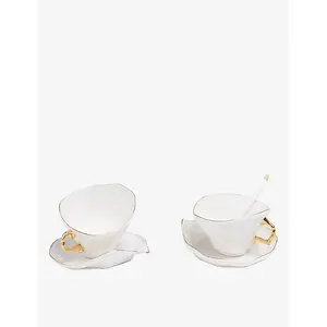 SELETTI Meltdown Porcelain Tea Set Of Two - One-color