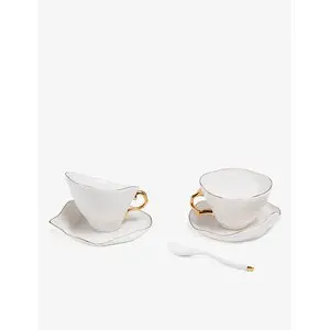 SELETTI Meltdown Porcelain Tea Set Of Two