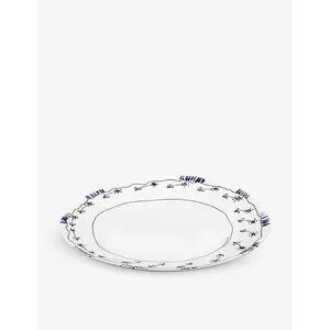 SERAX X Marni Midnight Flowers Flower-motif Bone-china Plate 28cm Set Of Two - One-color