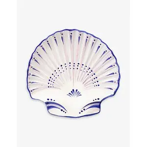 ANNA + NINA Shell Earthenware Tray 35cm