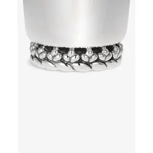 Christofle Babylone Braided Silver-plated Cup 8.5cm