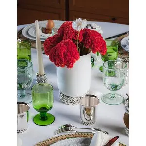 Christofle Babylone Braided Silver-plated Cup 8.5cm