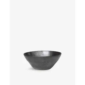 FERM LIVING Flow Medium Porcelain Bowl 14.5cm - Black