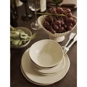 FERM LIVING Flow Large Porcelain Plate 27cm