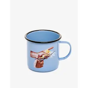 SELETTI Wears Toiletpaper Enamel Bird Mug - One-color