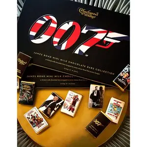 CHARBONNEL ET WALKER James Bond Mini Milk Chocolate Bars Collection 270g