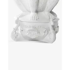 SELETTI Giant Burlesque 3-monkeys Polyresin Candelabra 60cm