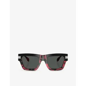 Versace Ve4464 Rectangle-frame Sunglasses - Red