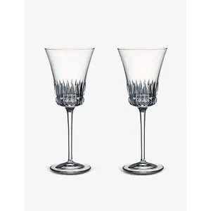 VILLEROY & BOCH Grand Royal Crystal-glass Red Wine Goblet Set Of Two One-color