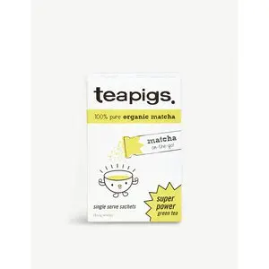 TEAPIGS Matcha On-the-go Green Tea Sachets Box Of 14