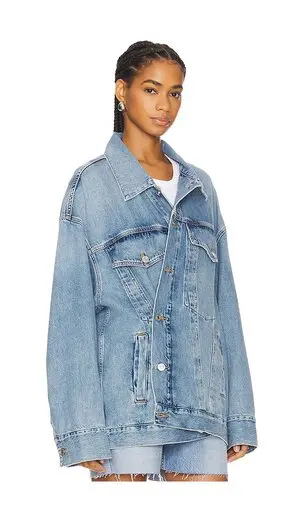 AGOLDE Reworked Wayne Jacket - Denim-medium