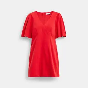 COACH Puff Sleeve Dress