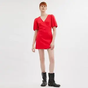COACH Puff Sleeve Dress
