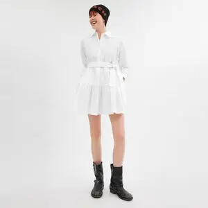 COACH Shirt Dress In Organic Cotton