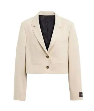 COACH Cropped Blazer - Khaki