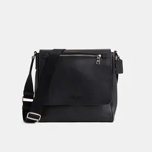 COACH Restored Kennedy Map Bag - Silver/midnight Navy