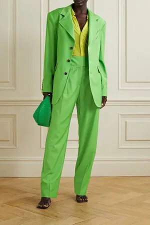 Christopher John Rogers Cady Tapered Pants - Bright Green