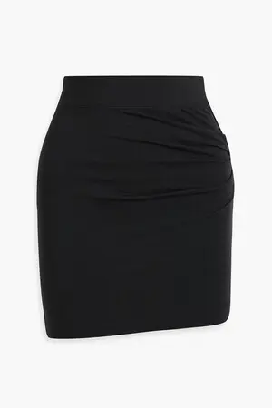 Helmut Lang Ruched Mini Skirt
