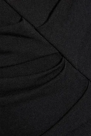 Helmut Lang Ruched Mini Skirt