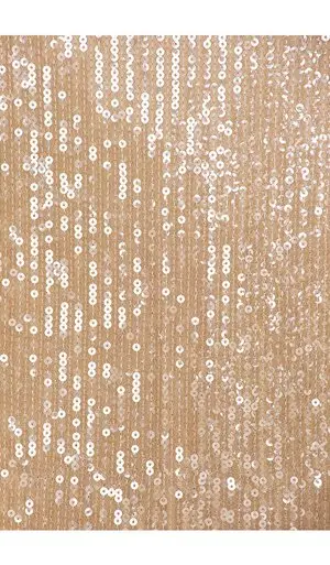 Retrofete Strapless Sequin Embellished Gown - Latte
