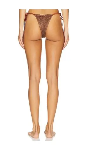 ASTA RESORT Lio Bikini Bottom - Coco Sequin