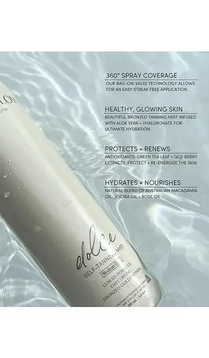 DOLCE GLOW BY ISABEL ALYSA Travel Dolce Self-tanning Mist - Medium To Dark