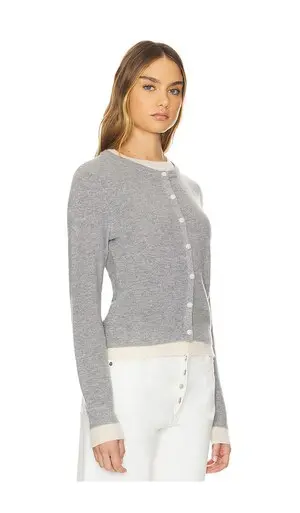 Line & Dot Hutch Double Layer Cardigan