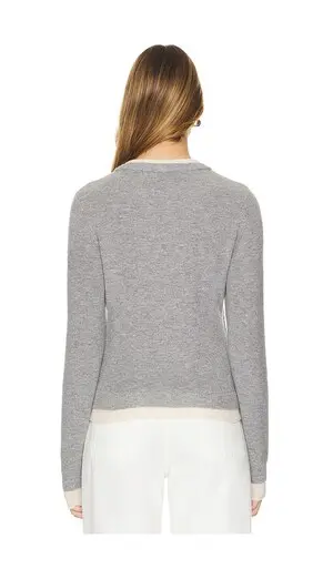 Line & Dot Hutch Double Layer Cardigan