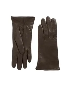 TOTEME Nappa Leather Gloves - Brown