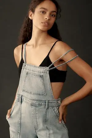 PILCRO The Carpenter Raver Wide-leg Jumpsuit