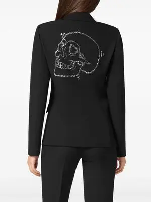 Philipp Plein Crystal-skull Blazer
