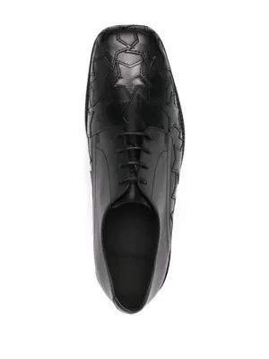 STEFAN COOKE Star-patches Derby Shoes