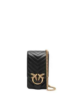 Pinko Love One Smartphone Bag - Black
