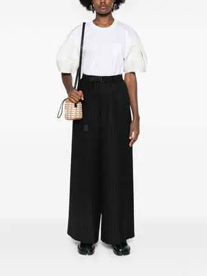 Sacai Pinstriped Palazzo Pants