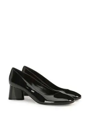 SERGIO ROSSI Pilier Leather Pumps - Black