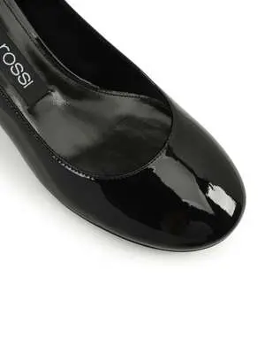 SERGIO ROSSI Pilier Leather Pumps - Black