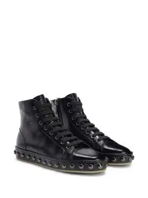 GIUSEPPE ZANOTTI Gz-city Leather High-top Sneakers