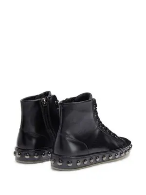 GIUSEPPE ZANOTTI Gz-city Leather High-top Sneakers