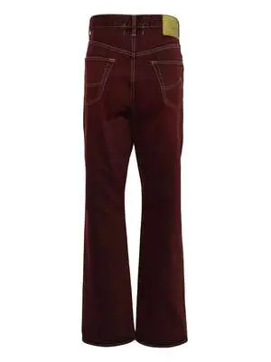 DOUBLET Straight-leg Jeans - Red